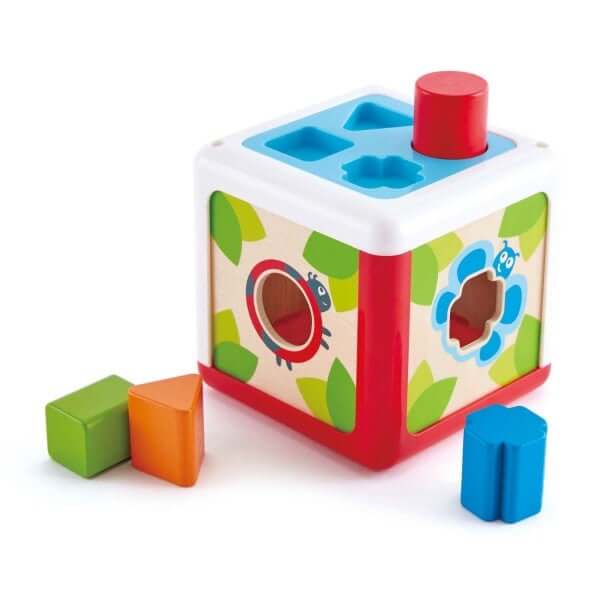 Shape Sorting Box - Wooden Shape Sorter | Cazaar