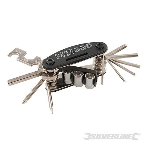 Silverline Bike Multi-Tool 13 Function 581054 | Cazaar