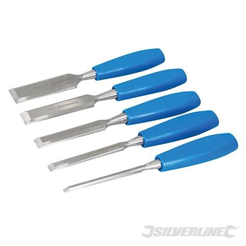 Silverline Wood Chisel Set 5pce 5pce CB19 | Cazaar