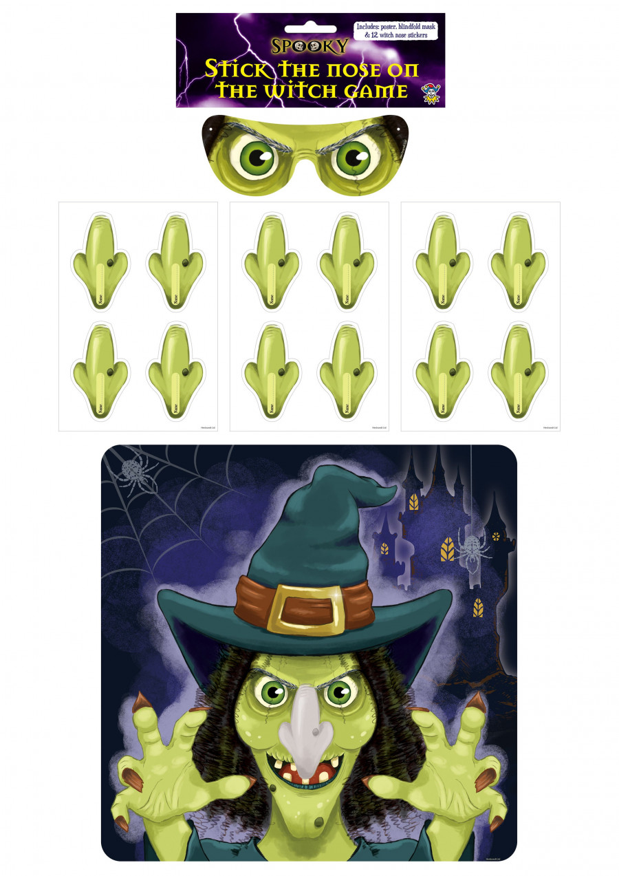 Stick The Nose On The Witch Game | Cazaar