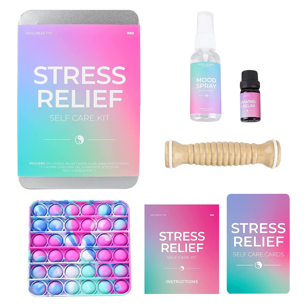 Stress Relief Self Care Kit Mental Health Gift Idea | Cazaar