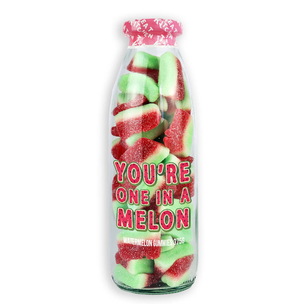 Retro Watermelon Slices Candy Jar 350g | Cazaar