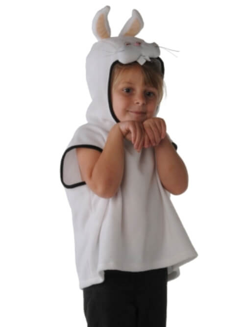 Tabard Child Rabbit White 5-6 Year | Cazaar