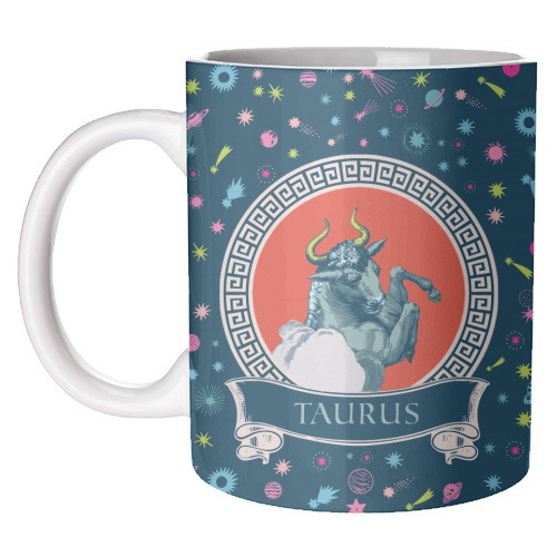 Taurus Star Sign Coffee Mug Art Gift | Cazaar