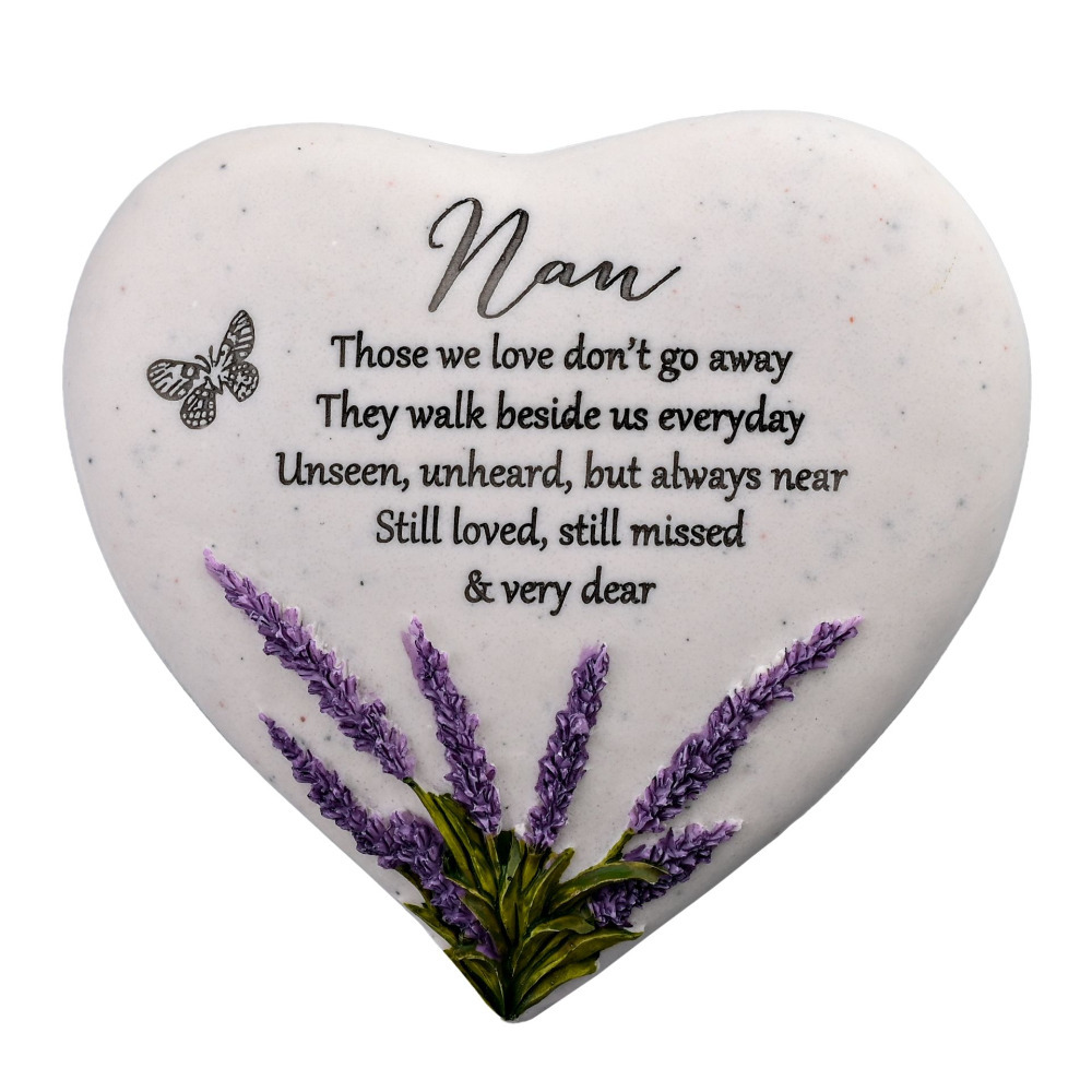 Nan Heart Plaque: Thoughts of You Memorial | Cazaar