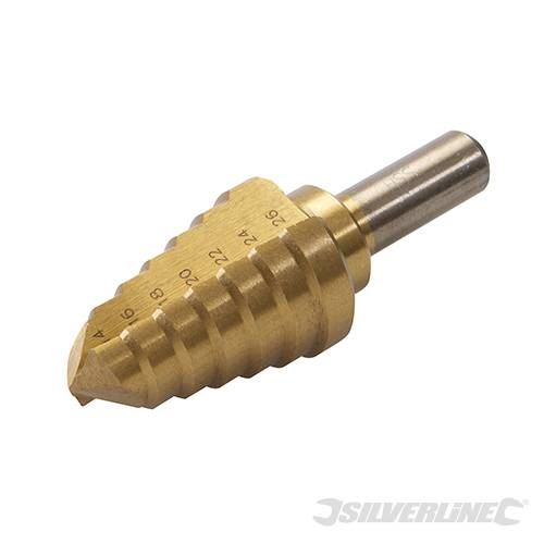 Titanium-Coated HSS Step Drill - | Cazaar