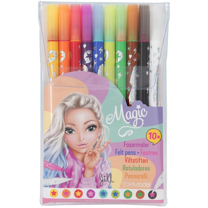 TopModel Magic Double Marker felt pens (set of 10) | Cazaar