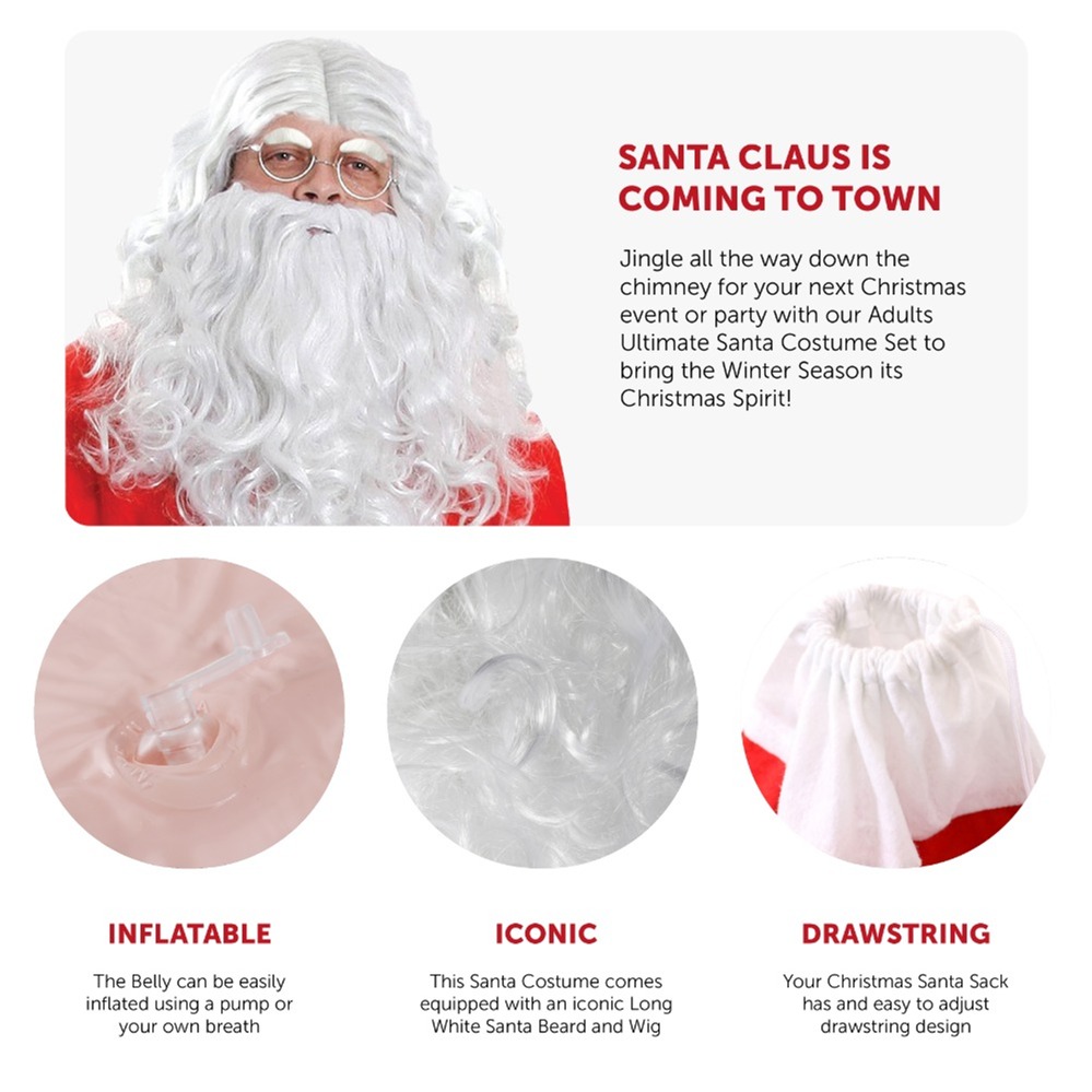 The Ultimate Santa Costume Set | Cazaar