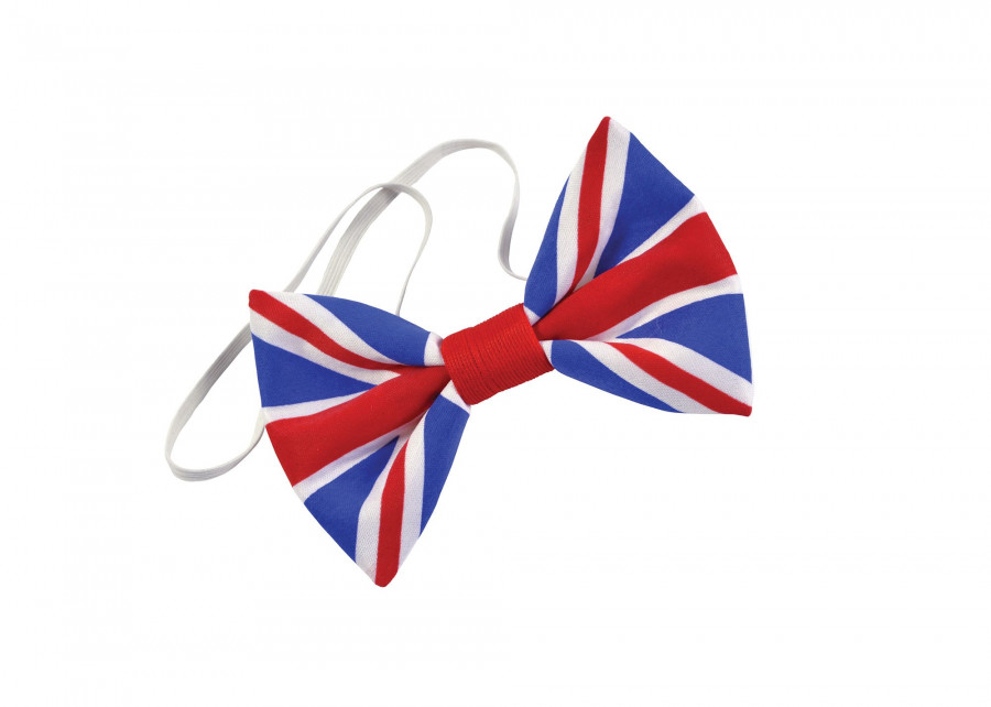 Union Jack Cloth Bow Tie | Cazaar