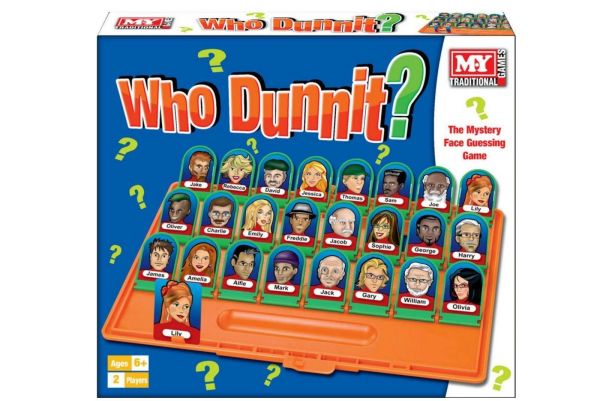Who Dunnit" Game Traditional mystery Face Guessi... | Cazaar