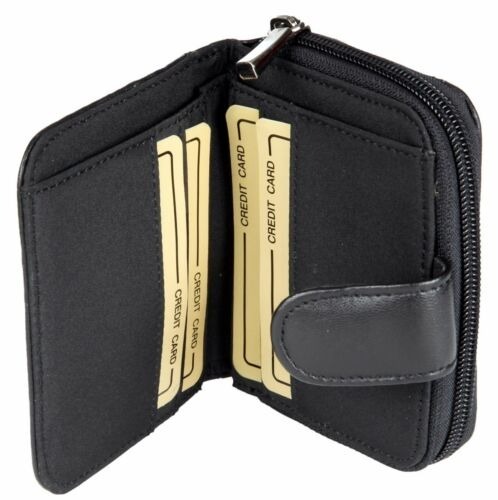 Women's Genuine Soft Leather Bi-Fold Purse Zip R... | Cazaar