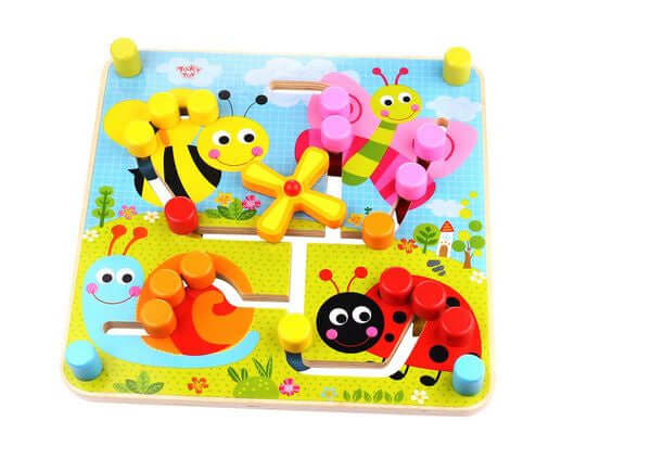 Wooden Reversible Maze Toy | Cazaar