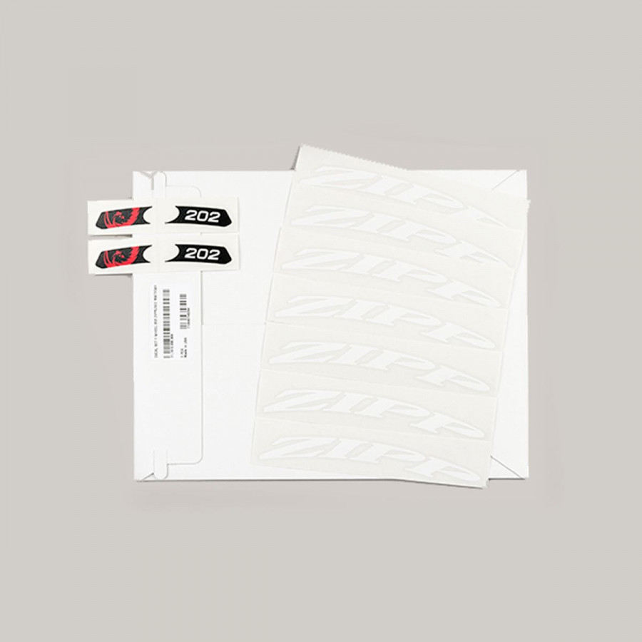 ZIPP DECAL 202 2014 MATTE WHITE | Cazaar